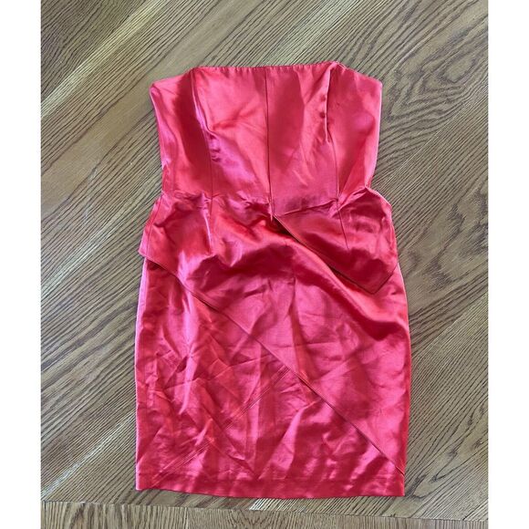 Escada | Dresses | Escada Wool Silk Blend Red Holiday Cocktail Mini ...